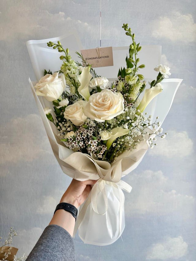 Wrap flower bouquet store
